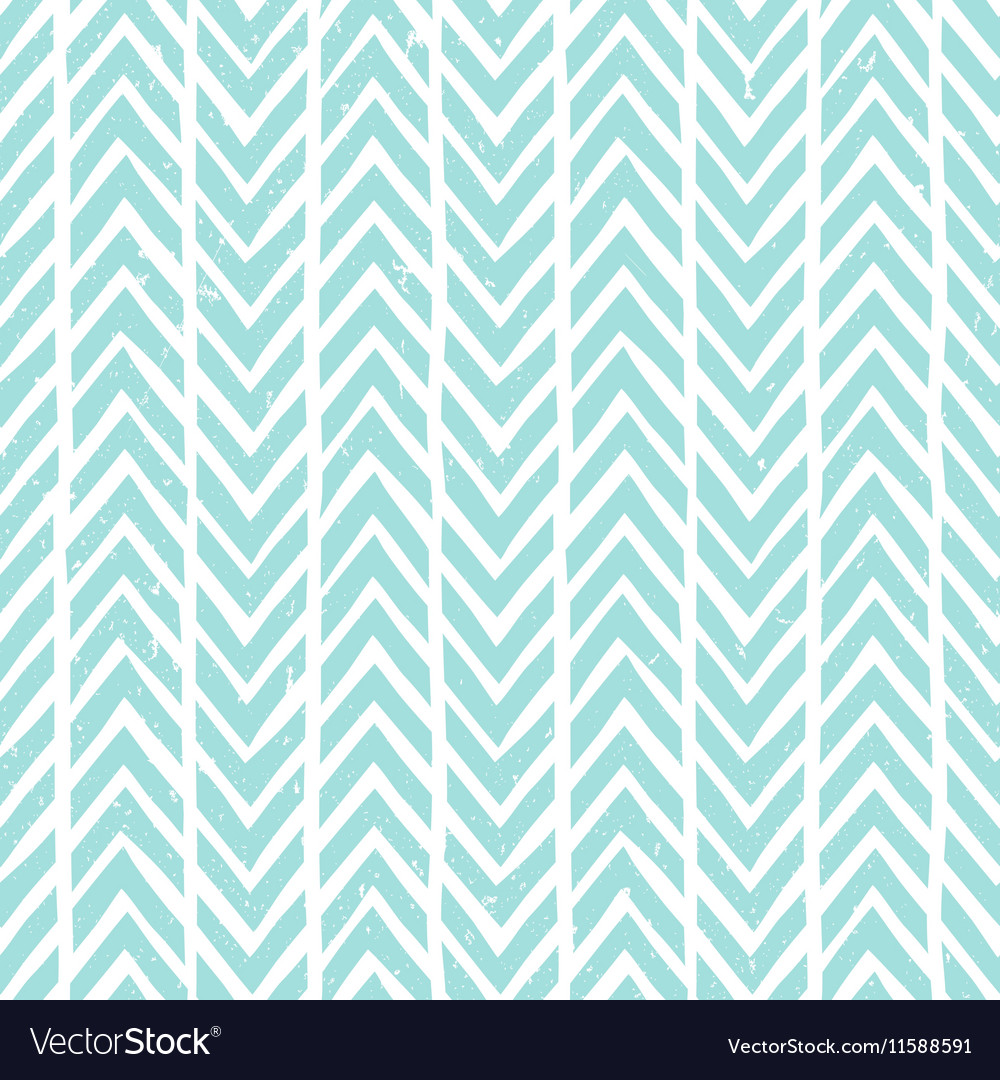 Seamless hand-drawn pattern in blue abstract Vector Image
