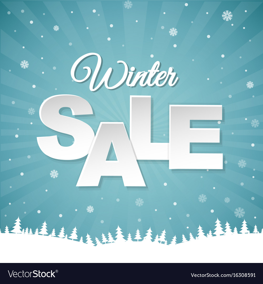 Winter poster Royalty Free Vector Image - VectorStock