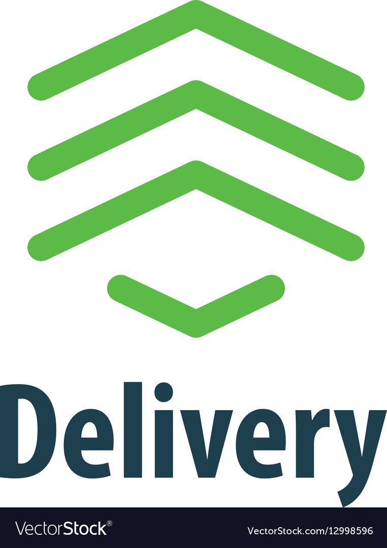 Delivery logo template Royalty Free Vector Image