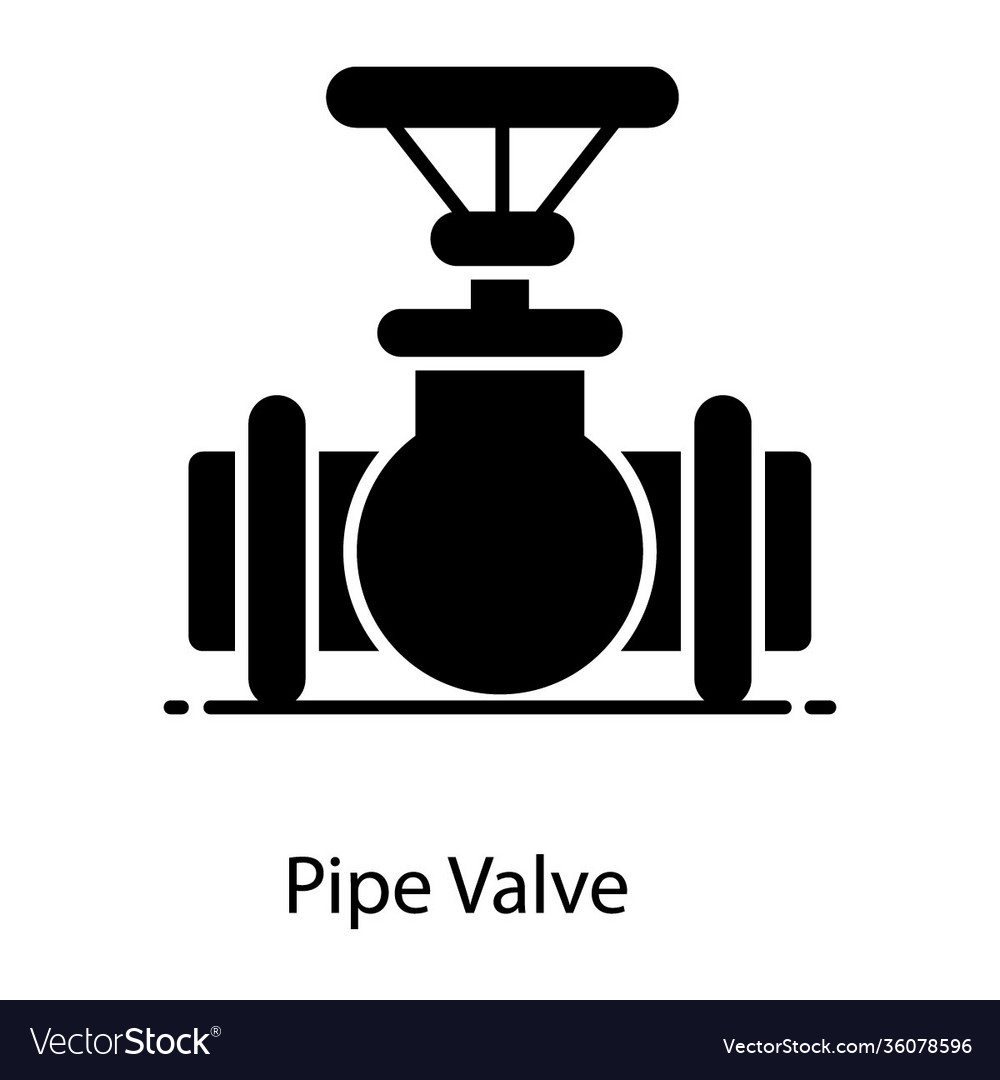 Pipe valve Royalty Free Vector Image - VectorStock