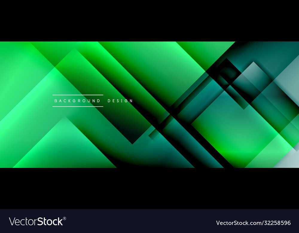 Square shapes composition fluid gradient Vector Image
