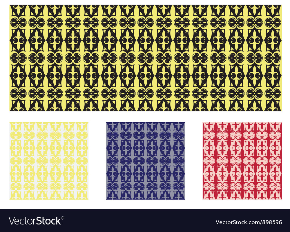 Vintage patterns Royalty Free Vector Image - VectorStock