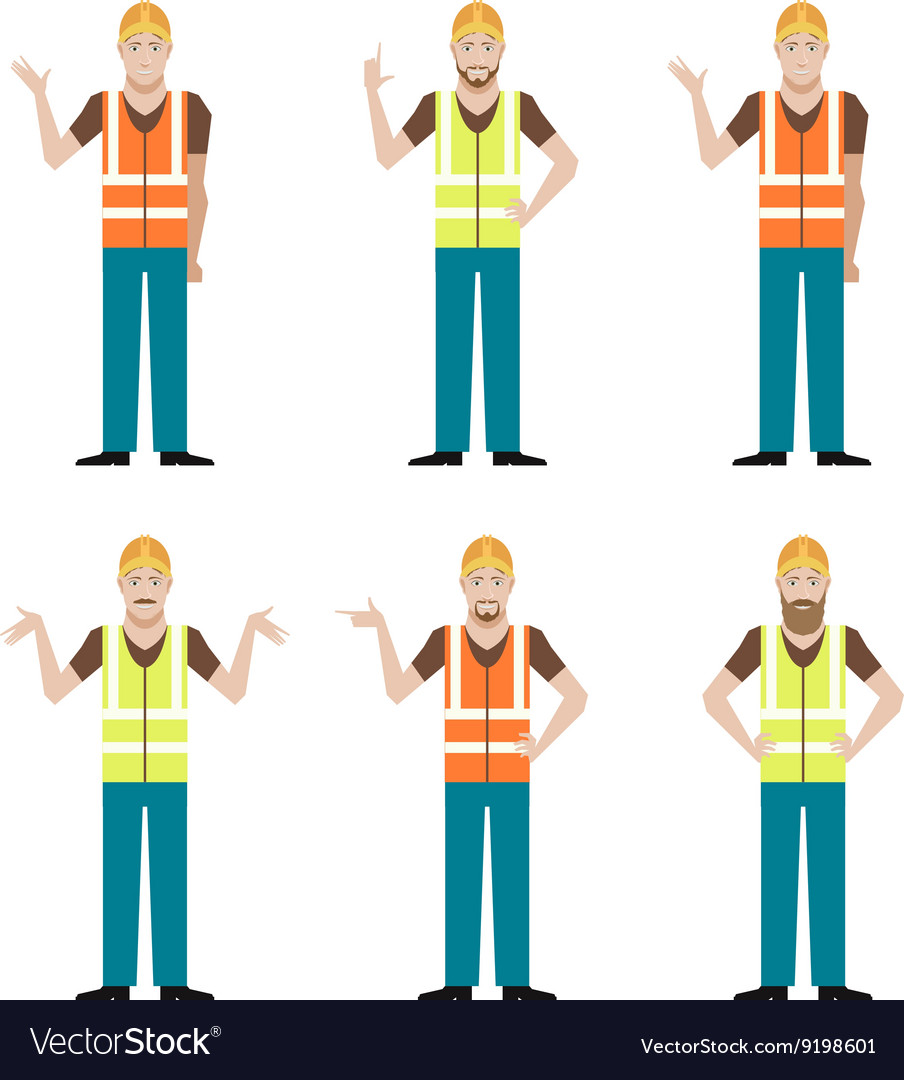 Set builders Royalty Free Vector Image - VectorStock