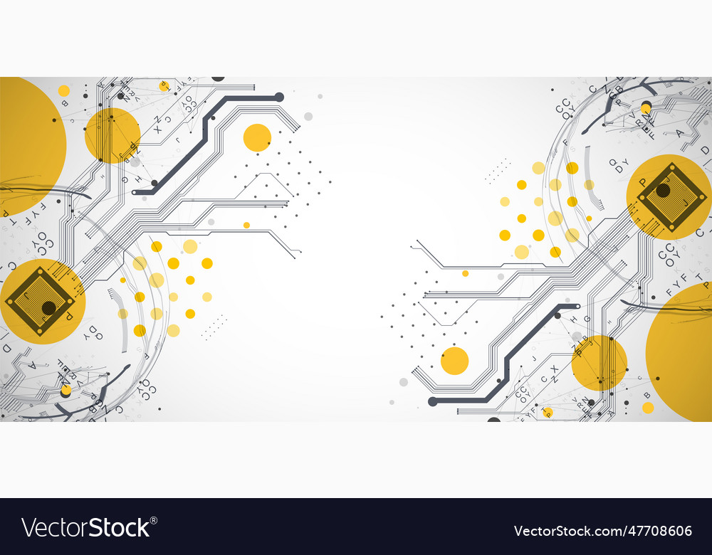 Abstract technology half - sphere background Vector Image