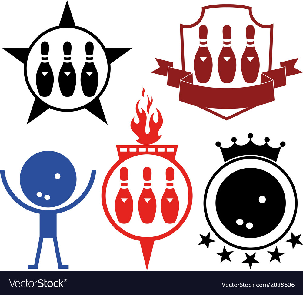 Bowling Royalty Free Vector Image - VectorStock