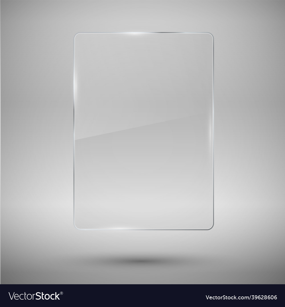 Glass framework Royalty Free Vector Image - VectorStock