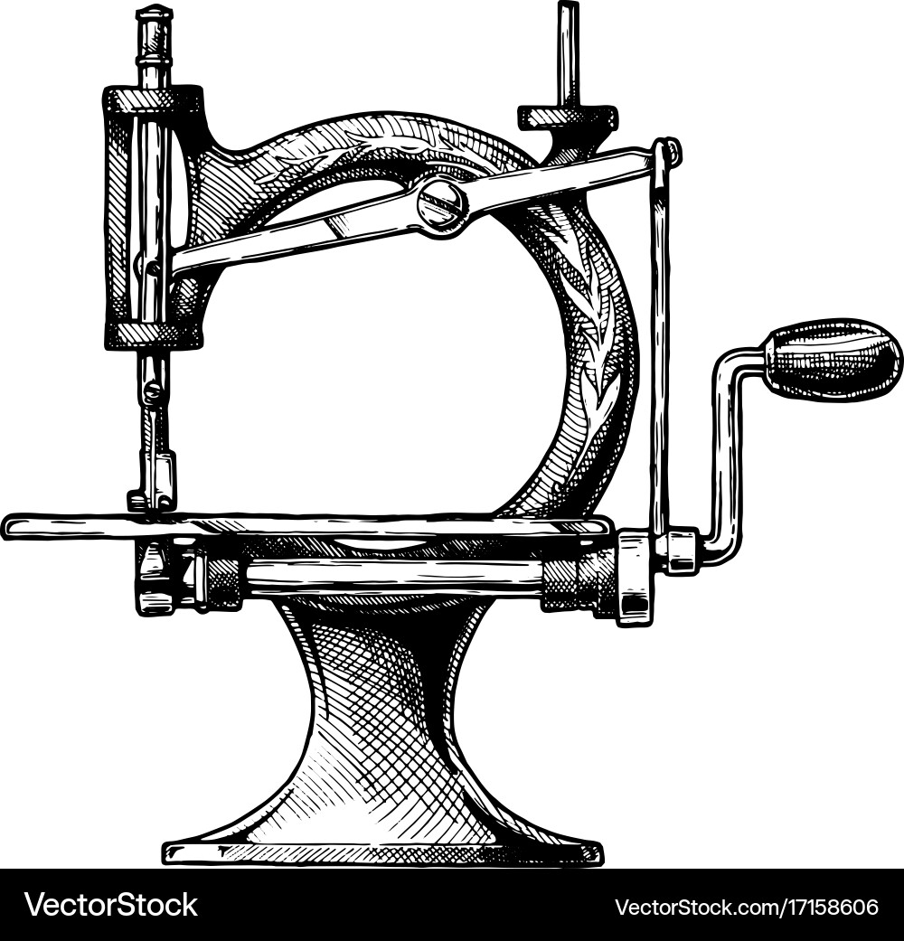 Sewing machine Royalty Free Vector Image - VectorStock