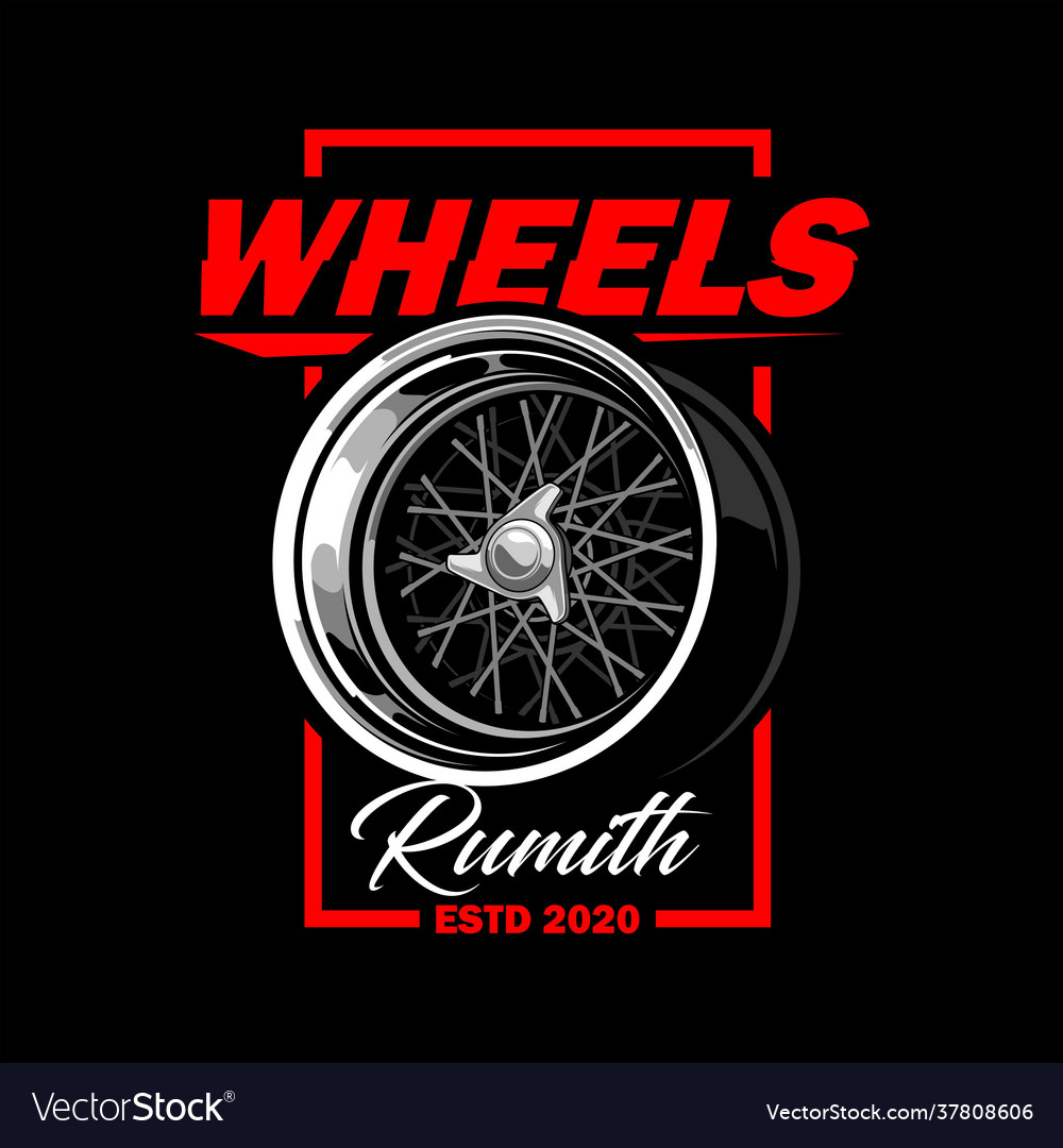 Wheels Royalty Free Vector Image - VectorStock