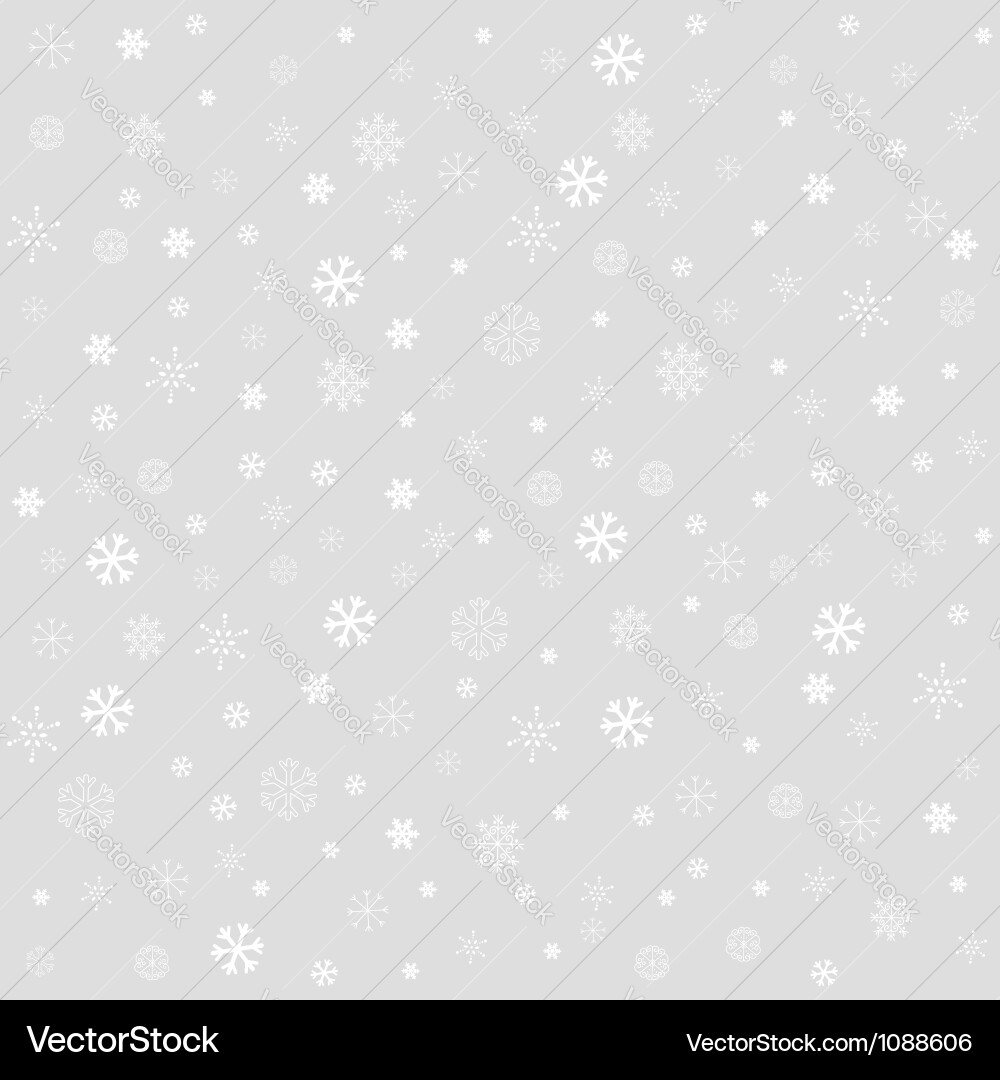 Winter christmas seamless texture with snowflakes Vector Image