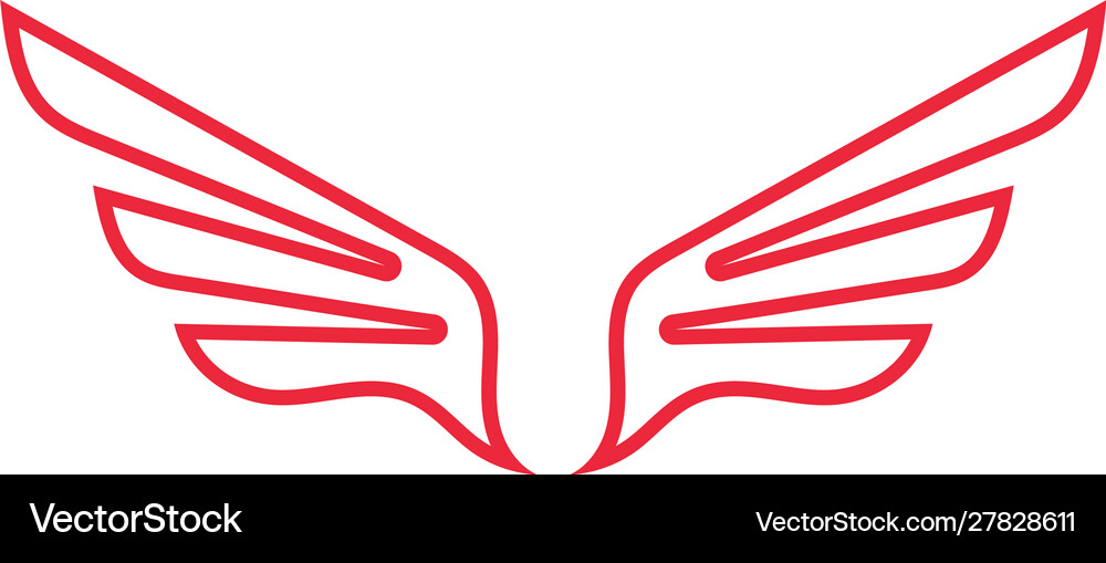 Falcon logo template Royalty Free Vector Image