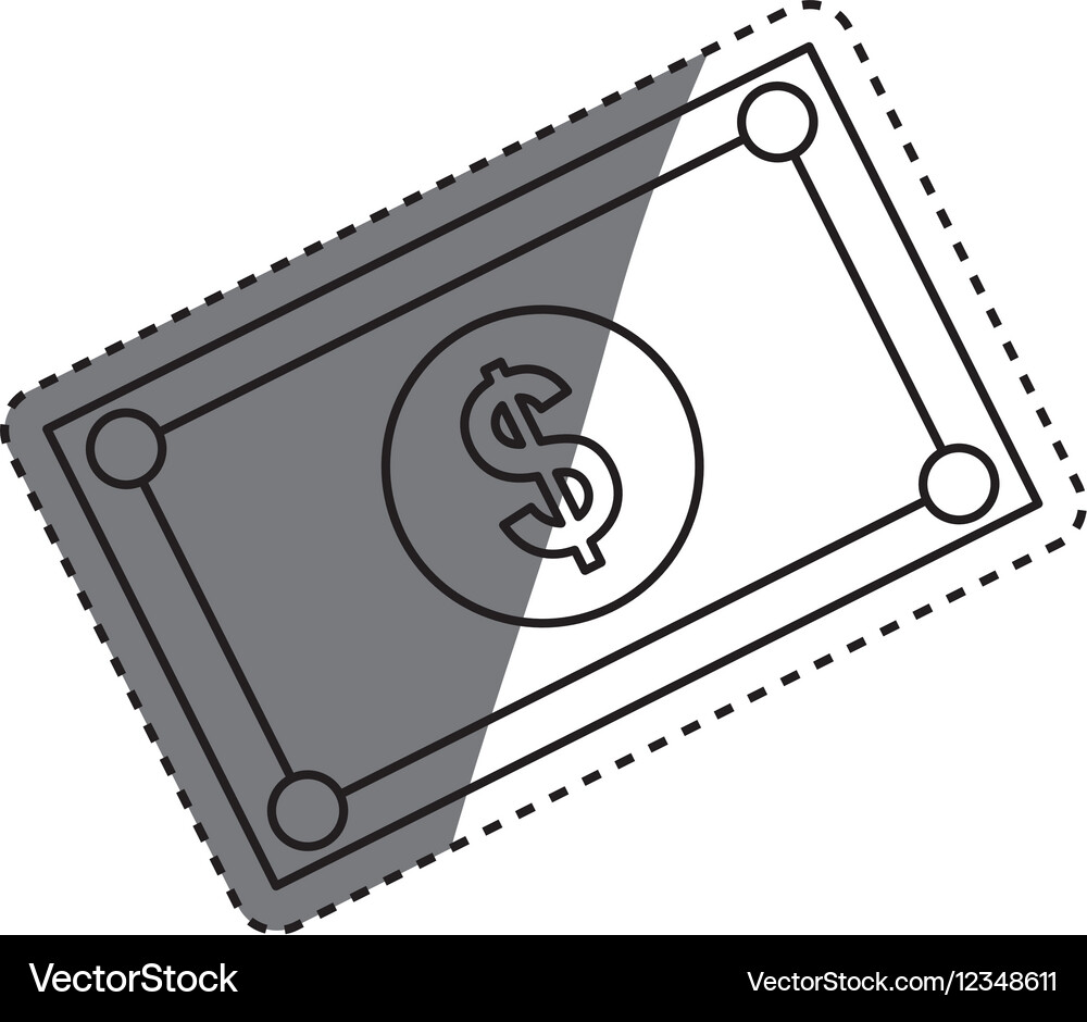 Money billets cash Royalty Free Vector Image - VectorStock