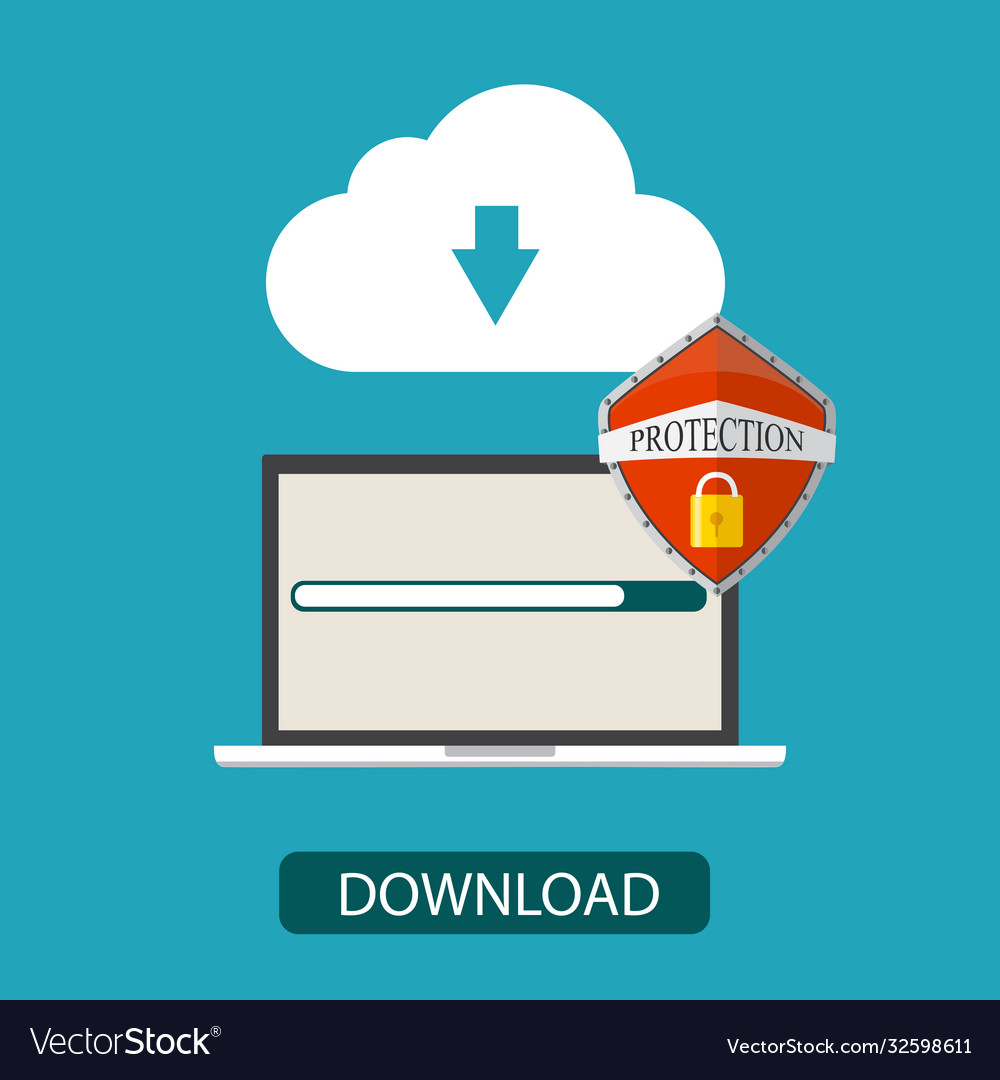 Network configuration cloud computing technology Vector Image