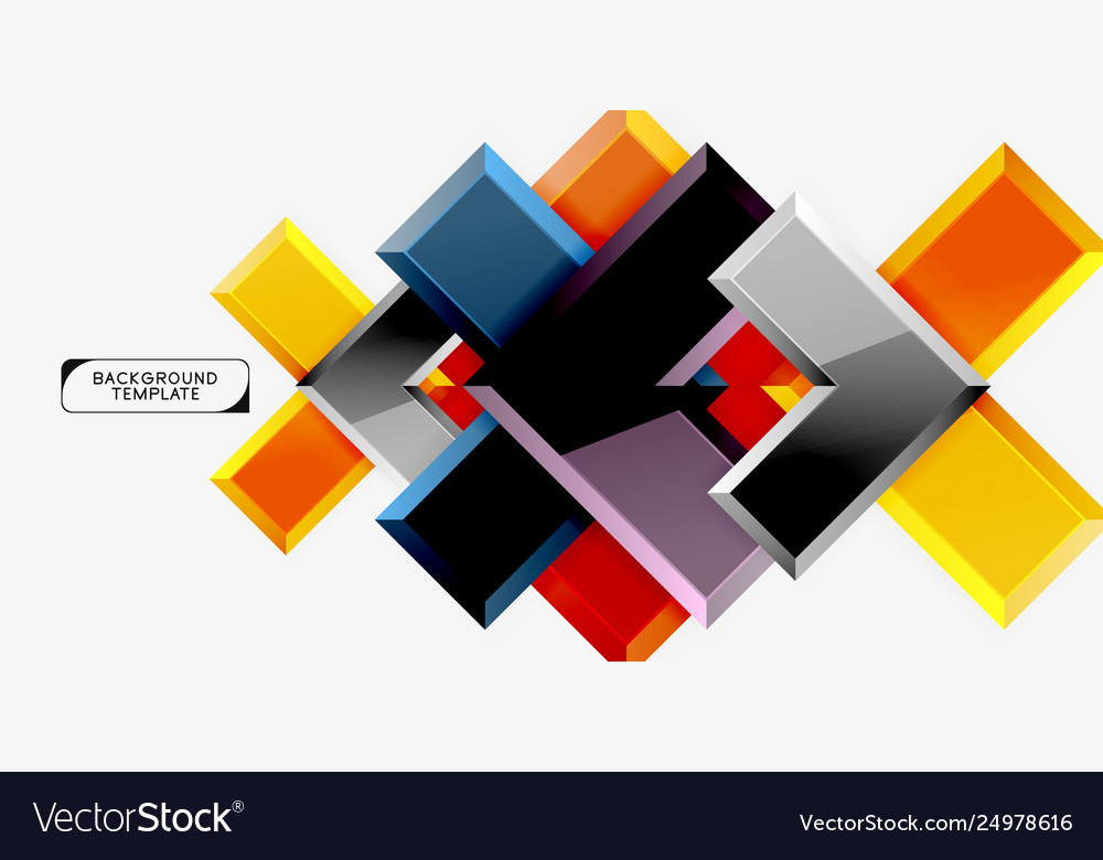 Abstract arrows composition background Royalty Free Vector