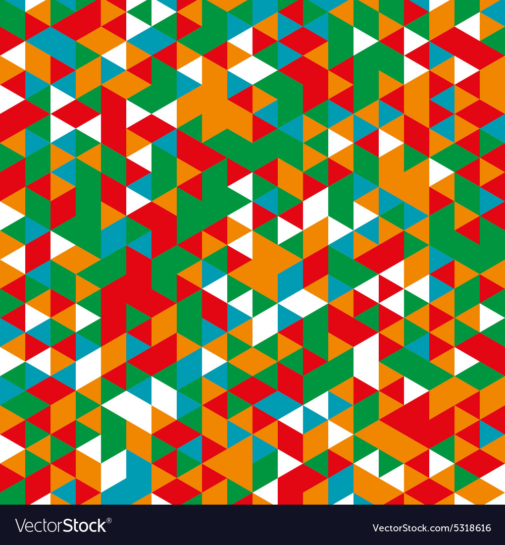 Background different color triangles Royalty Free Vector