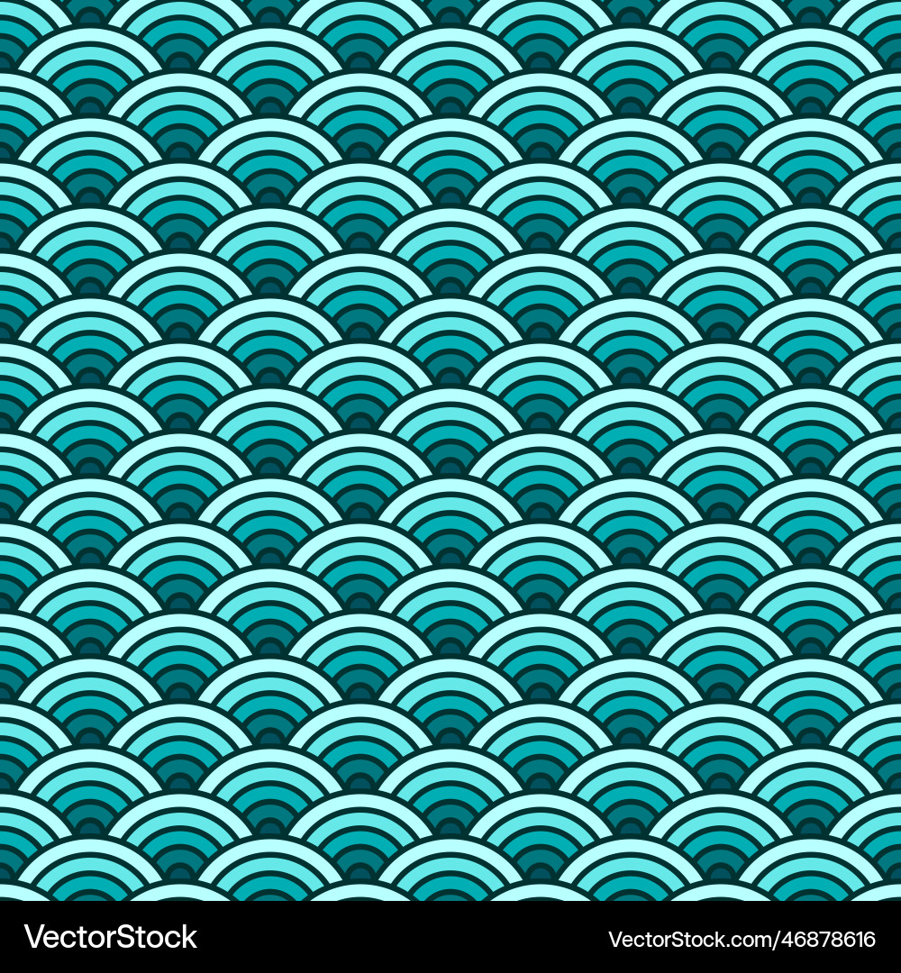 Colorful chinese and japanese seamless pattern Vector Image