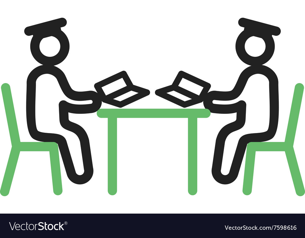 Combined study Royalty Free Vector Image - VectorStock