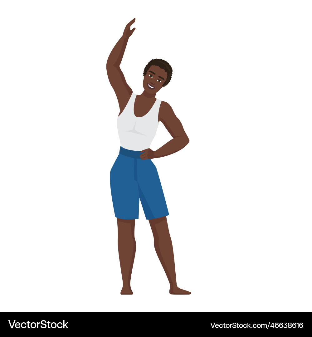 Fitness sport trainer Royalty Free Vector Image
