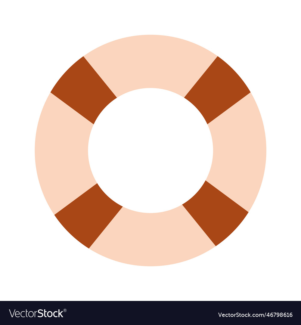 Lifebuoy safety equipment Royalty Free Vector Image