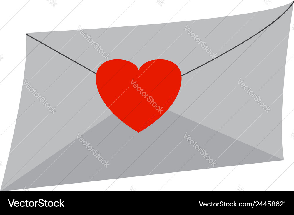 An envelope or color Royalty Free Vector Image