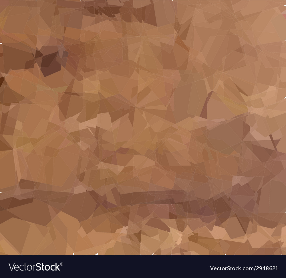 Brown triangle abstract background Royalty Free Vector Image
