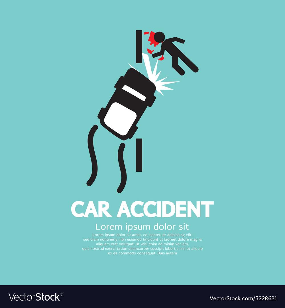 Car Accident Royalty Free Vector Image - VectorStock
