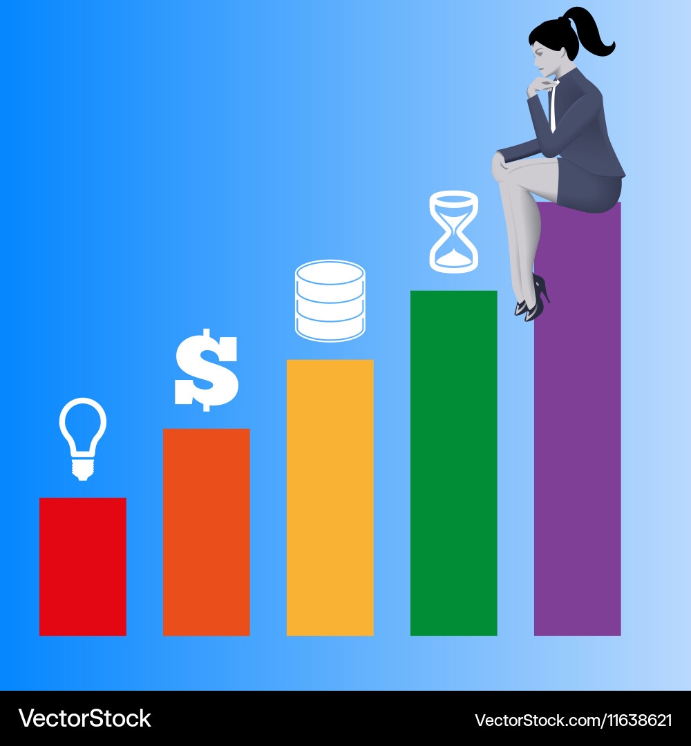 Components of success business concept Royalty Free Vector