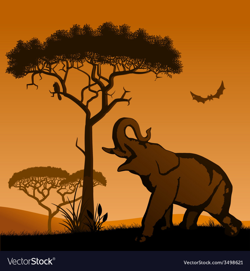 Elephant Royalty Free Vector Image - VectorStock