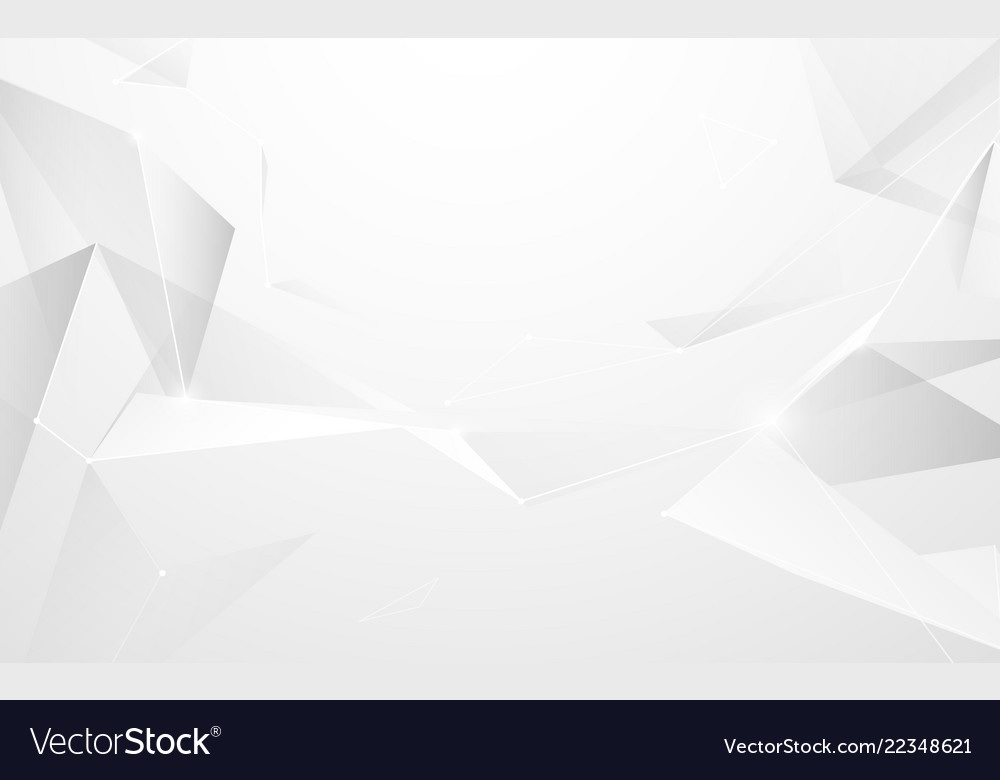 Molecules structure mesh on white background Vector Image