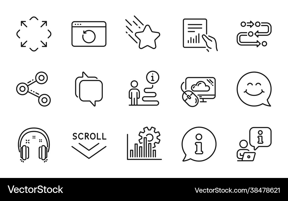 Technology icons set included icon as smile face Vector Image