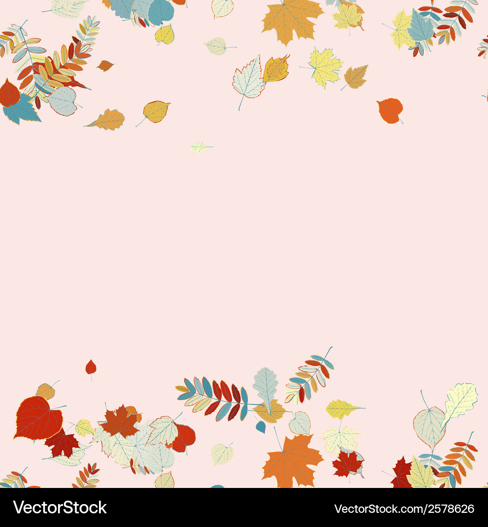 Beautiful autumn leaves Royalty Free Vector Image