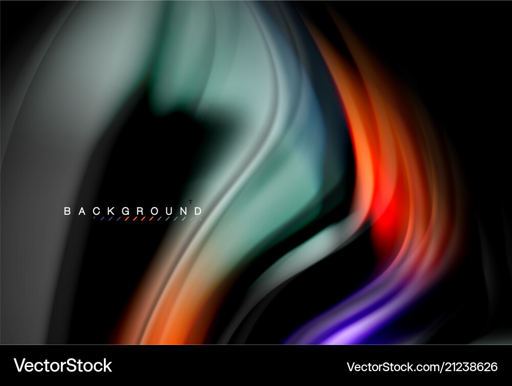 Fluid liquid colors design colorful marble Vector Image