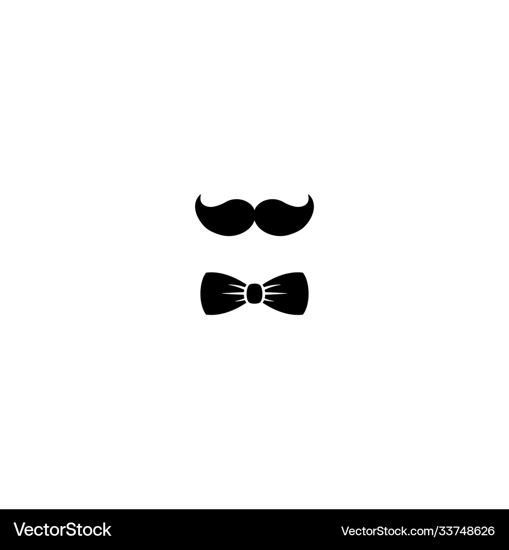 Gentleman icon isolated on white background man Vector Image