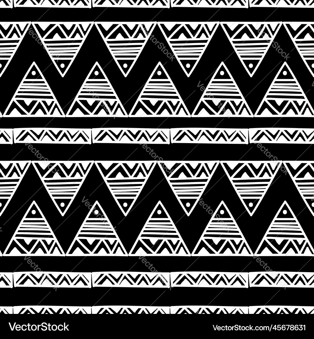 Aztec tribal seamless pattern ready for fashion Vector Image