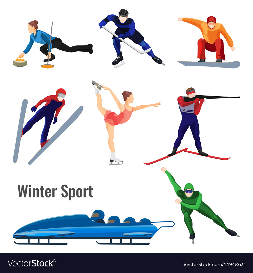 Set Of Winter Sport Activities Royalty Free Vector Image set-of-winter-sport-activities-royalty-free-vector-image