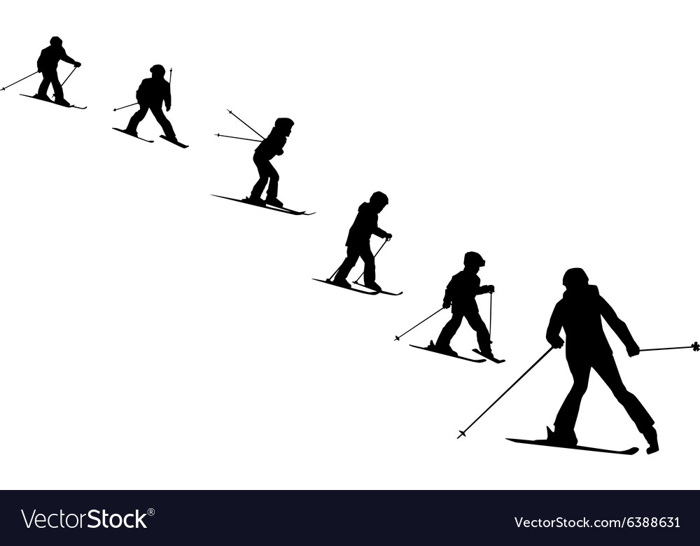 Ski school Royalty Free Vector Image - VectorStock