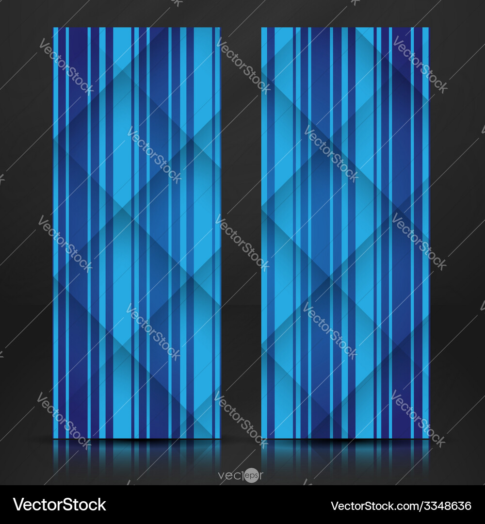 Abstract blue stripe background Royalty Free Vector Image