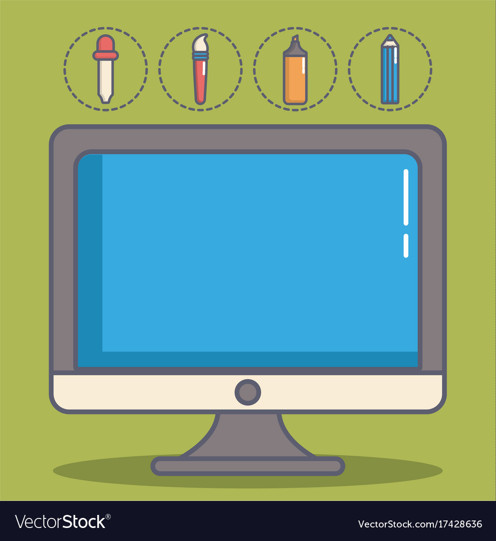 Creativity process design Royalty Free Vector Image