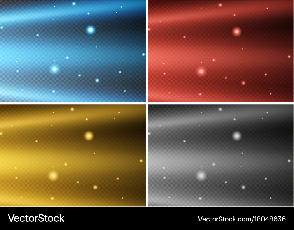 Four background with bright colors Royalty Free Vector Image