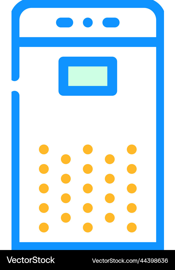Room air cleaner color icon Royalty Free Vector Image