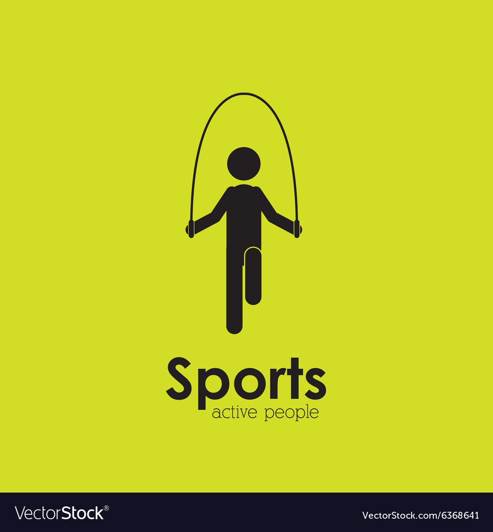 People active Royalty Free Vector Image - VectorStock