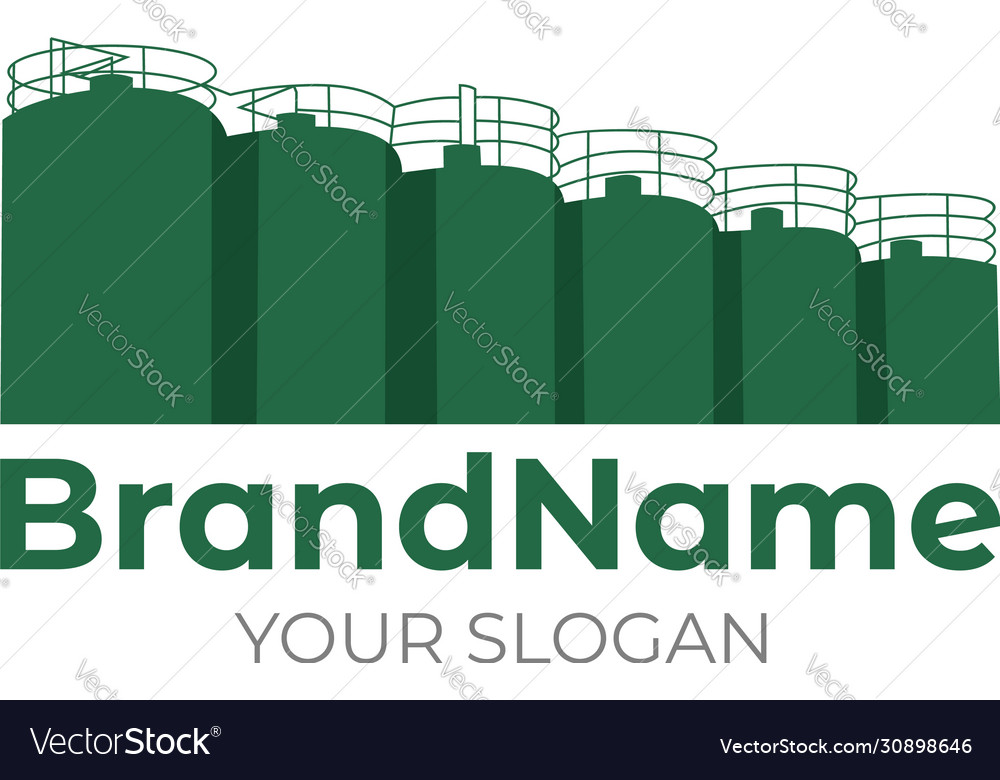 Silo source logo design Royalty Free Vector Image