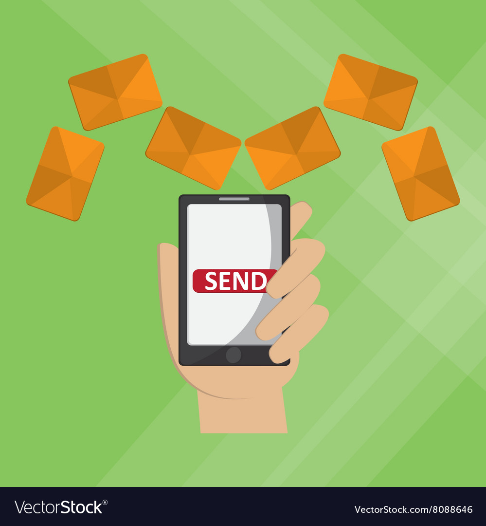 Sms icon design Royalty Free Vector Image - VectorStock