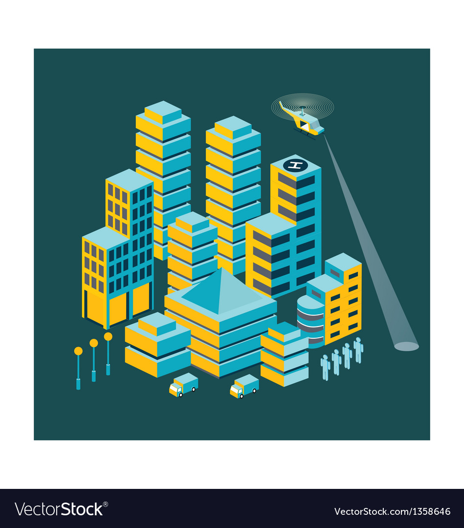 Town Royalty Free Vector Image - VectorStock