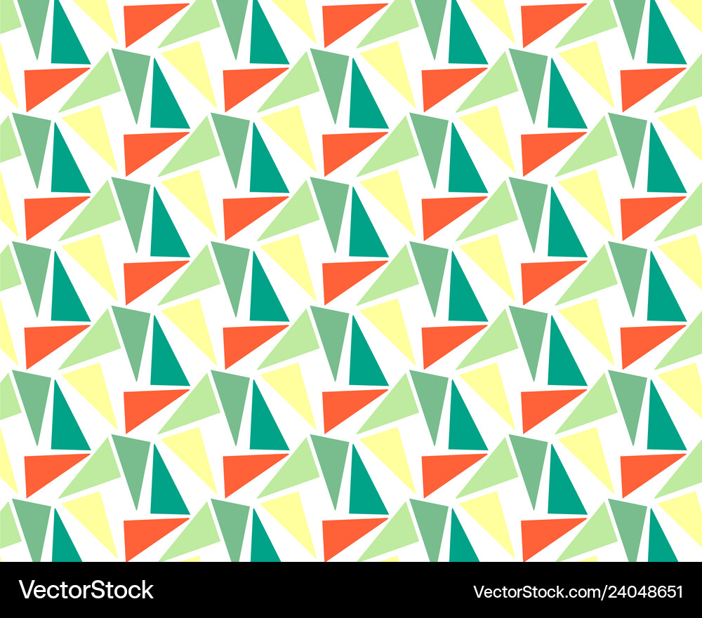 Geometric background repeating pattern of colored Vector Image