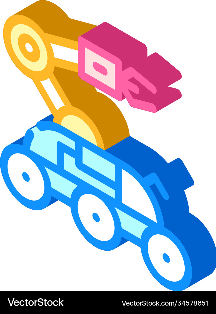 Rover discovery transport isometric icon Vector Image