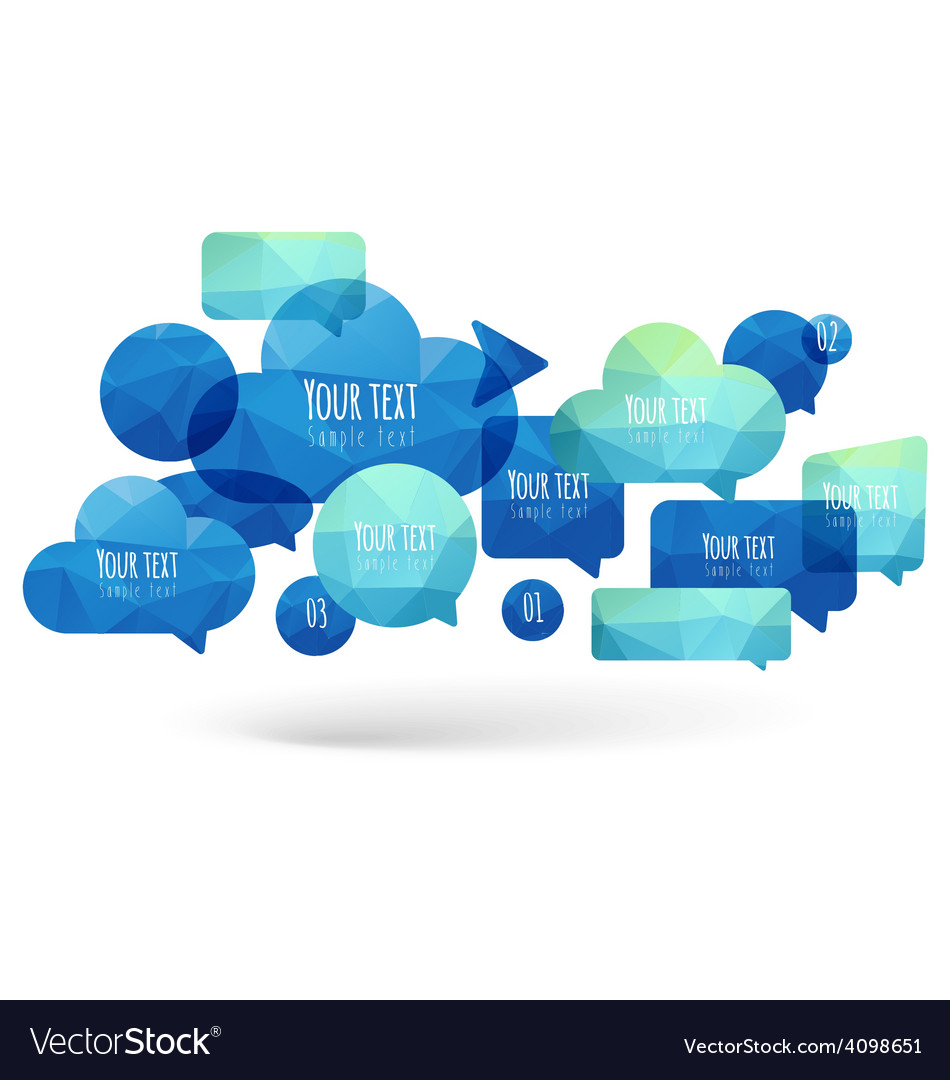 Speaking bubble Royalty Free Vector Image - VectorStock