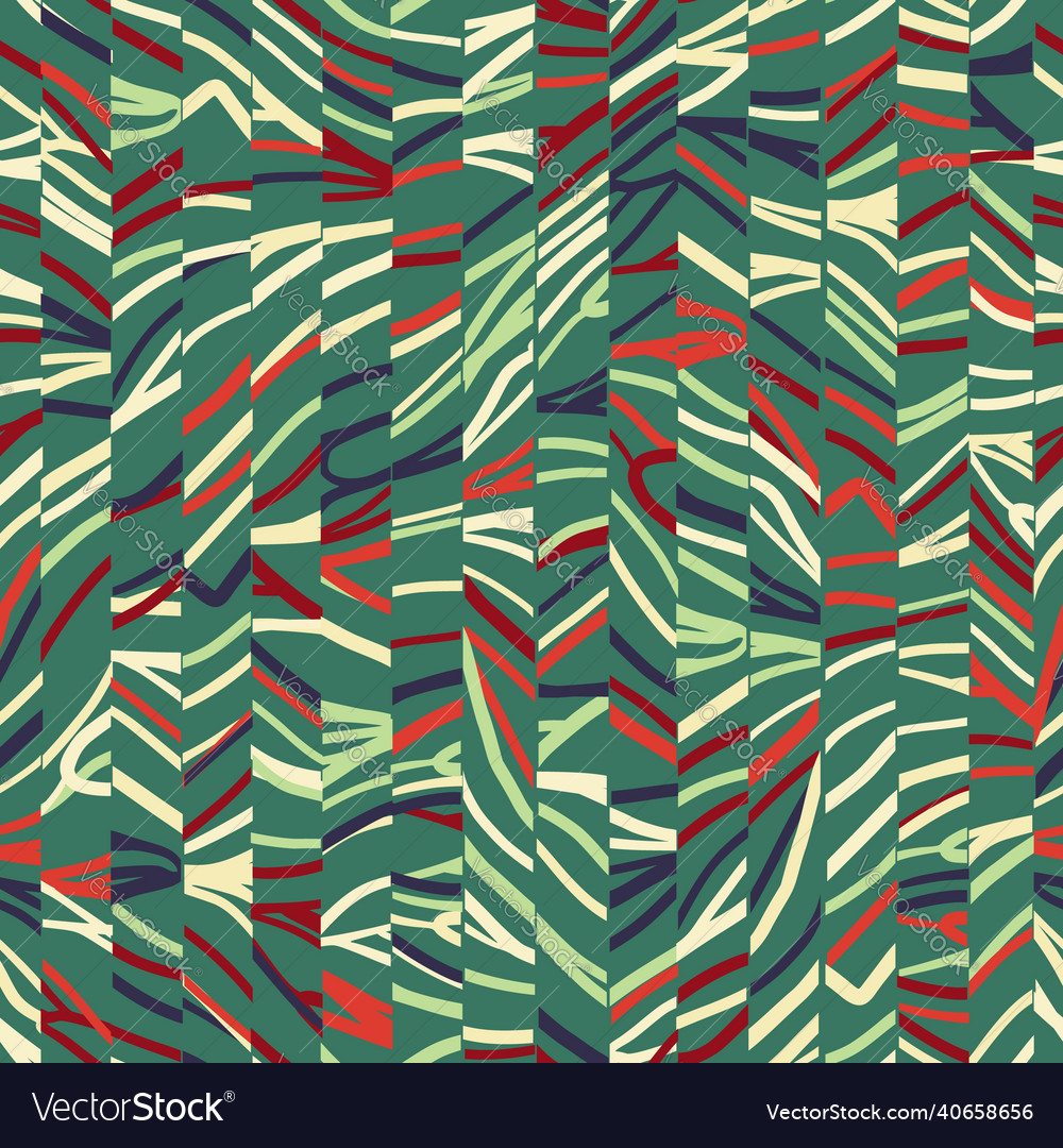 Abstract linear seamless pattern decorative Vector Image