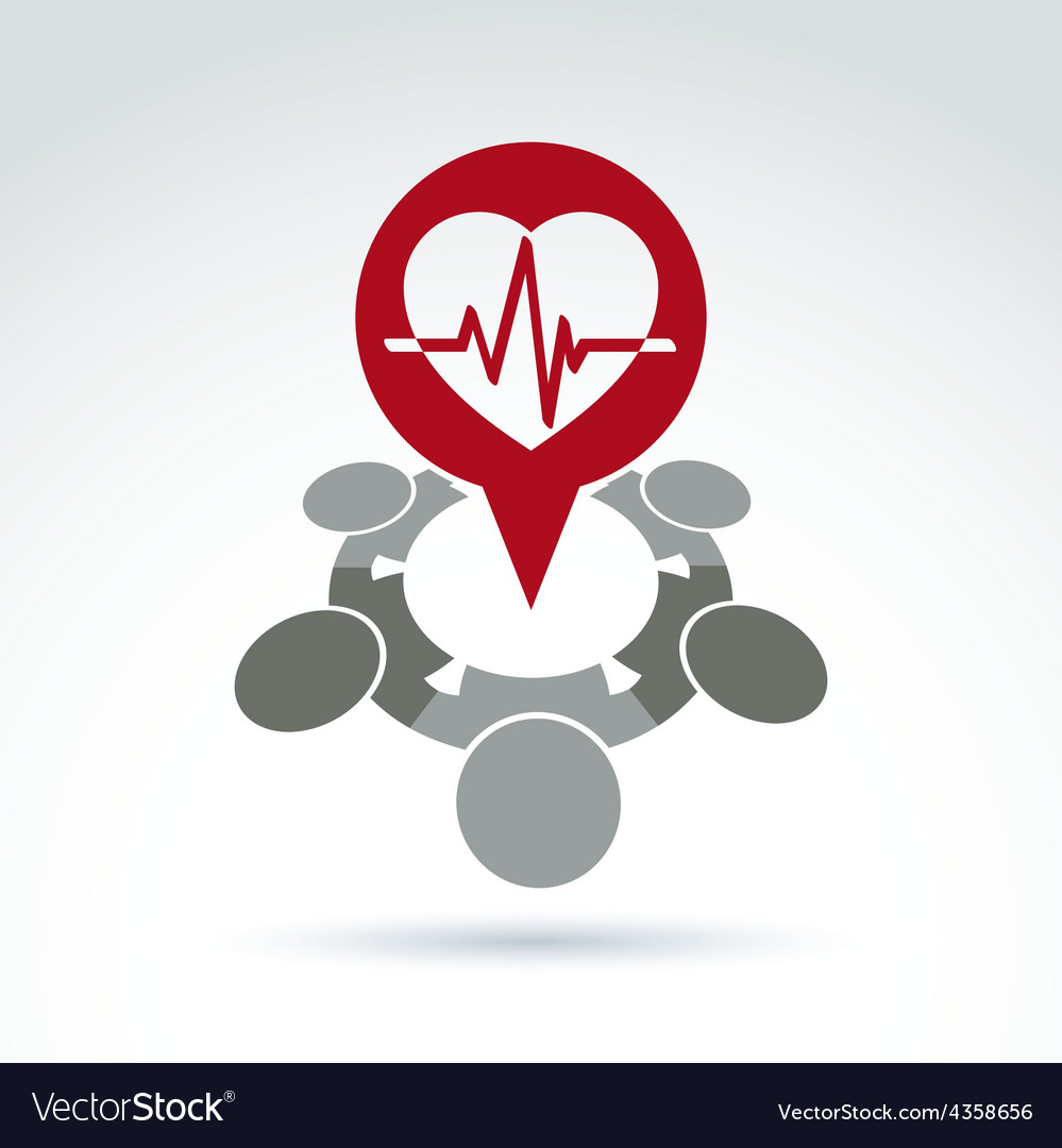 Cardiology medical and society cardiogram heart Vector Image Cardiology medical and society cardiogram heart Vector Image
