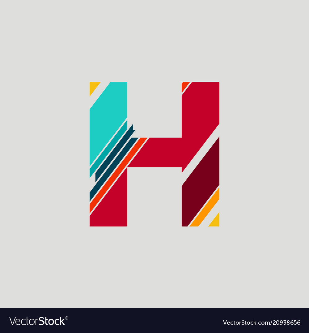 Initials letter logo Royalty Free Vector Image