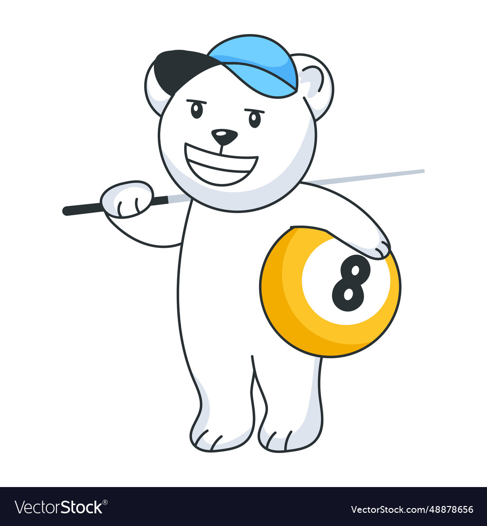 Pool player Royalty Free Vector Image - VectorStock